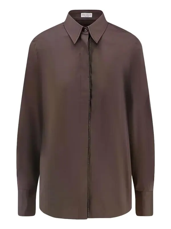 Brunello Cucinelli Buttoned Shirt - Brown