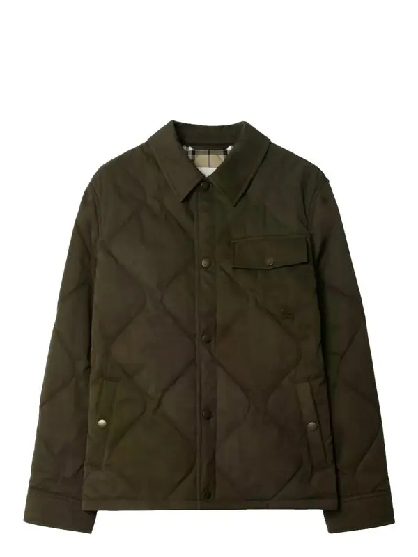 Burberry Padded Overshirt - Green