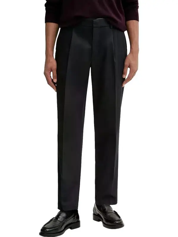 Barena Venezia Pleated Trousers - Black
