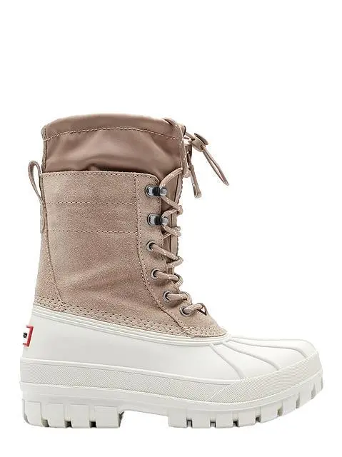 Hunter Skylar Waterproof Lace-up Boots - Brown