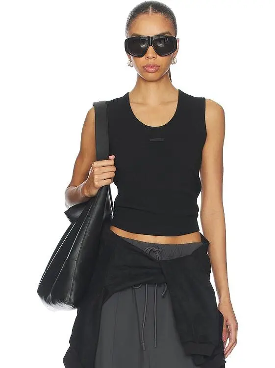 Fear Of God Rib Tank Top - Black