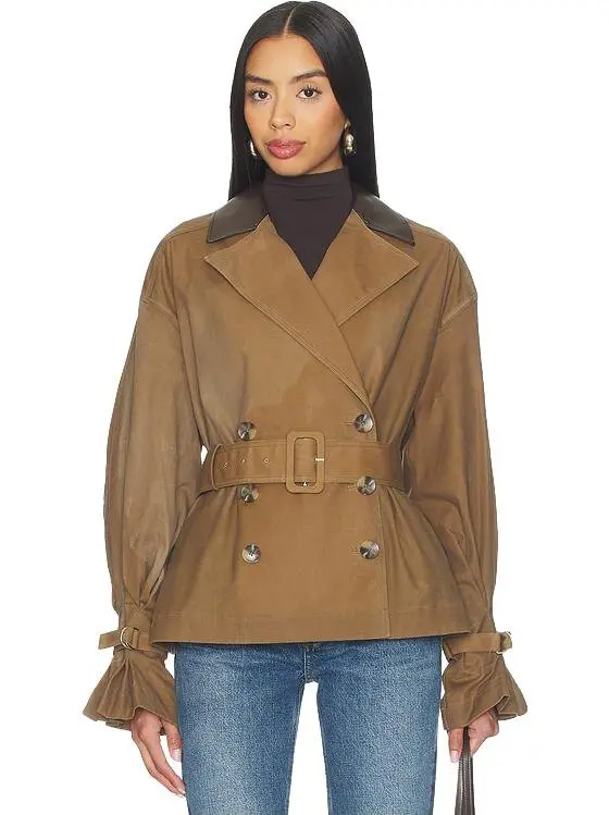 Lpa Cara Trench Jacket - Brown