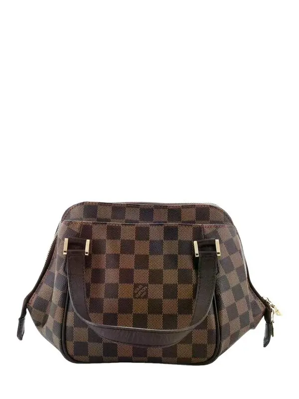 LOUIS VUITTON Belem Handbag Damier Pm Satchel - Brown