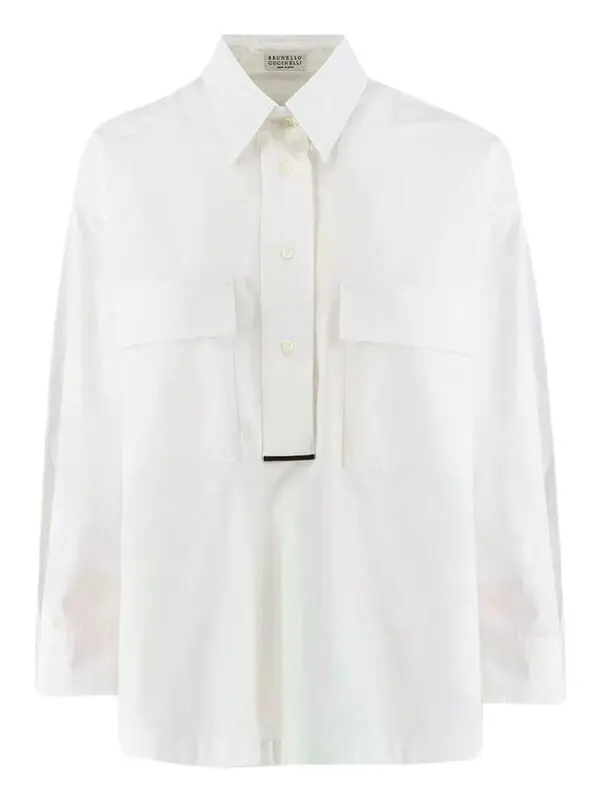 Brunello Cucinelli Pocket Shirt - White