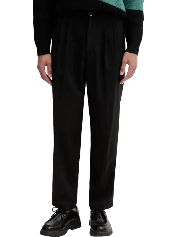 Barena Venezia Pleated Trousers - Black