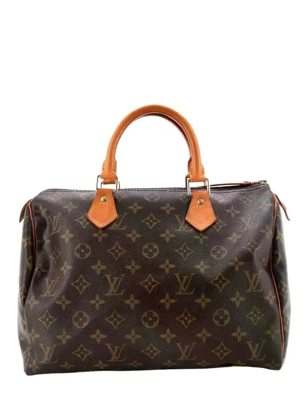 LOUIS VUITTON Speedy Handbag Monogram Canvas 30 - Brown