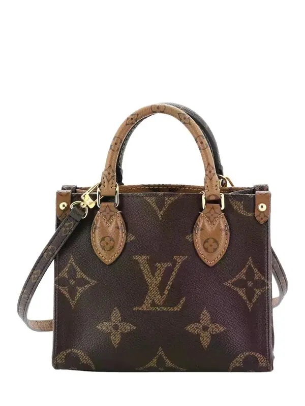 LOUIS VUITTON Onthego Reverse Monogram Giant Bb Tote Bag - Brown