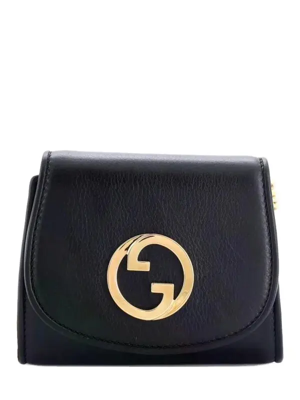 Gucci Blondie Nm Wallet On Chain Medium - Black