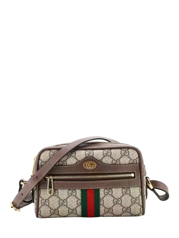 Gucci Ophidia Mini Crossbody Bag - Brown