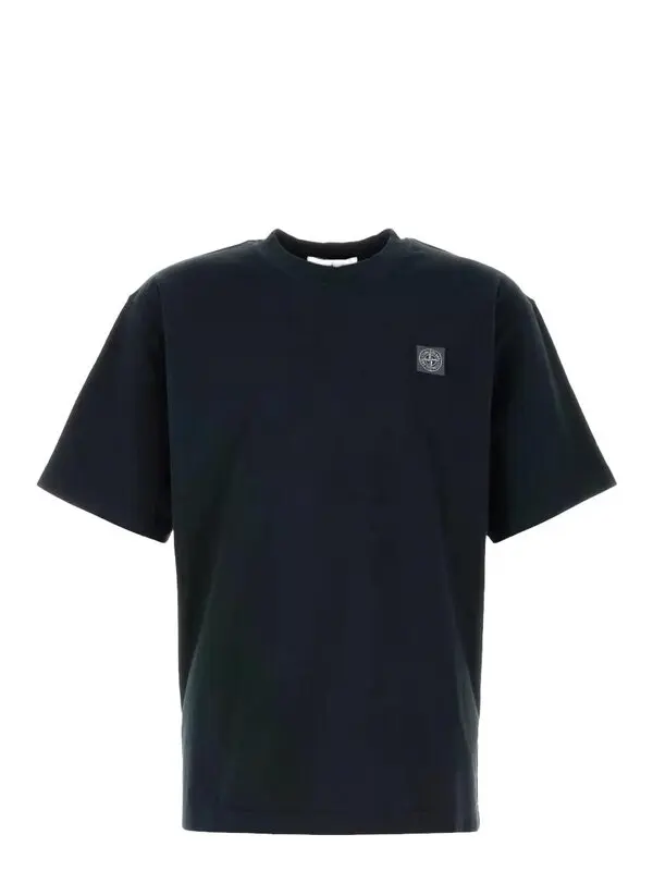 Stone Island Logo-patch T-shirt - Blue