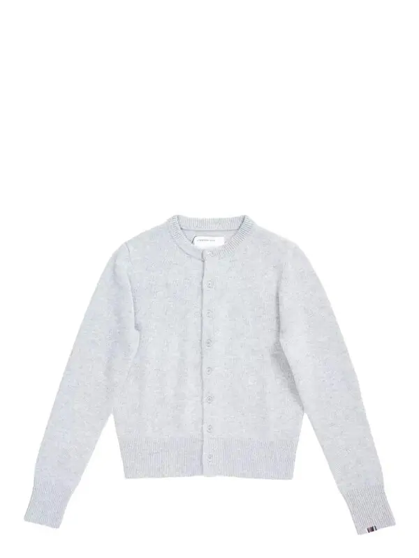 Extreme Cashmere Crew-neck Cashmere Cardigan - Grey