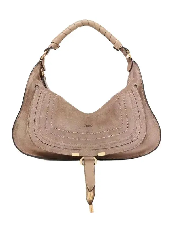 Chloé Marcie Small Shoulder Bag - Brown