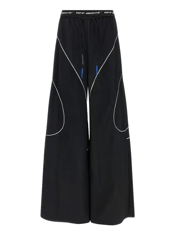 Off-White Logo Band Track Pants - Black