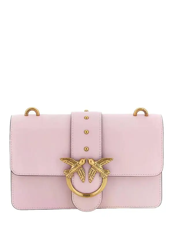 Pinko Small Love One Shoulder Bag - Pink