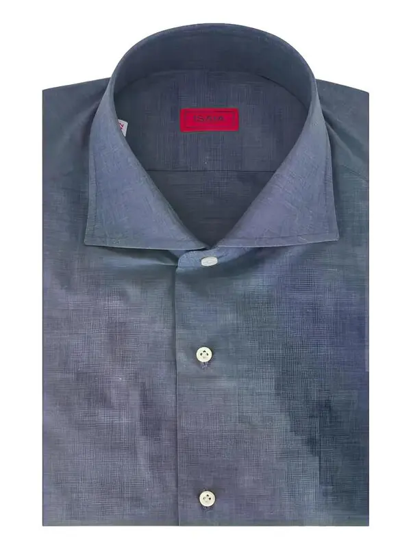 Isaia Buttoned Stock Shirt - Blue
