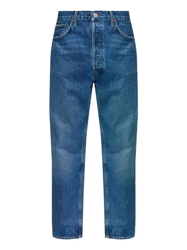 AGOLDE 90's Frayed Jeans - Blue