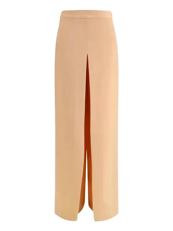 DI STAVNITSER Front-slit Wide-leg Trousers - Neutrals