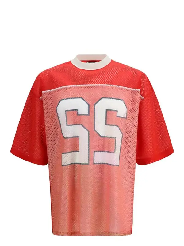 Moschino Number-appliqué T-shirt - Red