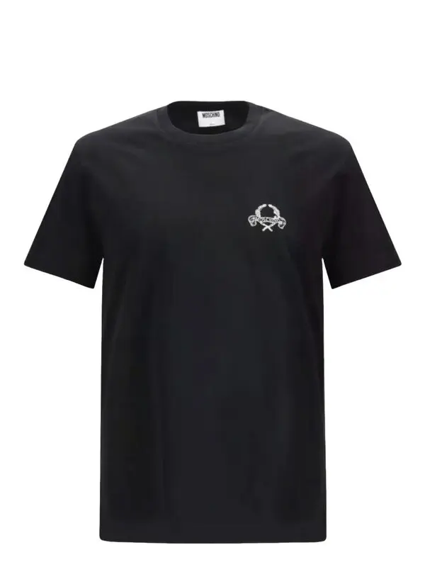 Moschino Logo-detail T-shirt - Black