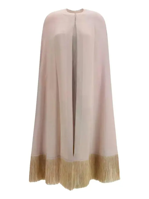 DI STAVNITSER Fringed Cape - Neutrals