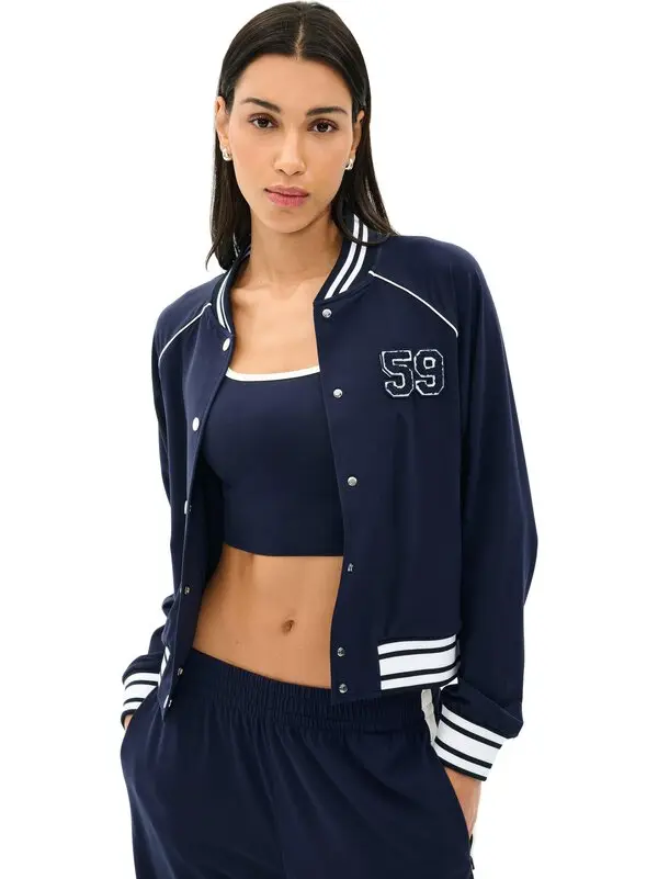 Splits59 Hayes Varsity Rigor Jacket - Indigo