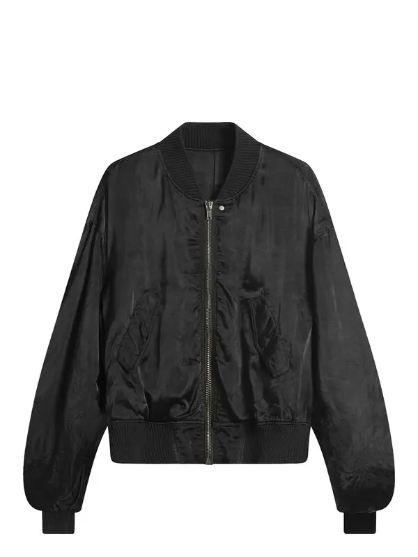 Rick Owens Secchia Flight Jacket - Black