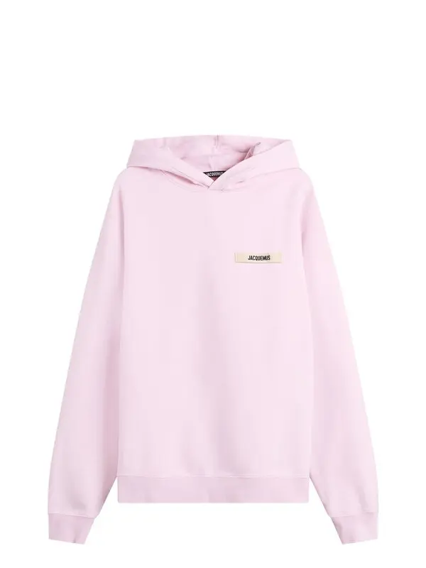 Jacquemus Grosgrain Hoodie - Pink 2