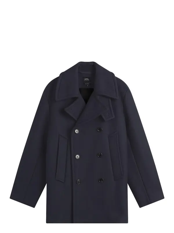 A.p.c. Andy Pea Coat - Dark Navy