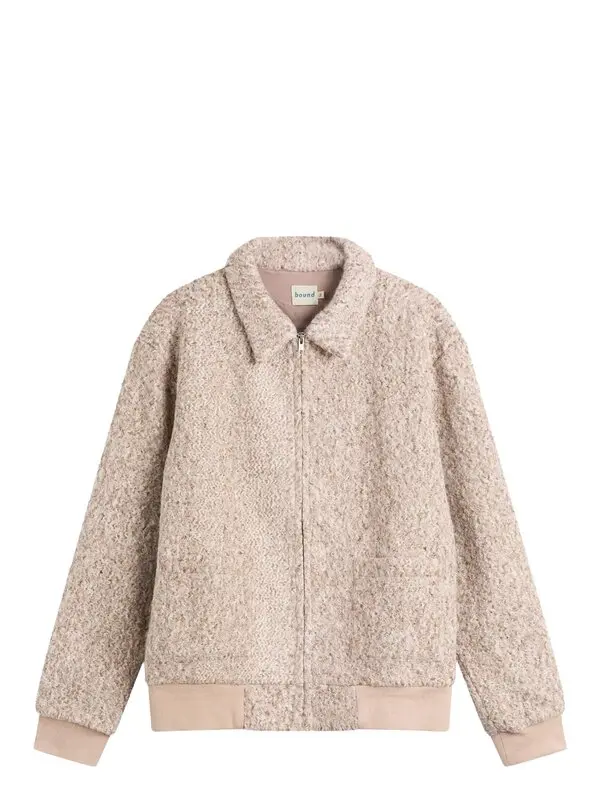BOUND Cloud Textured Jacket - Oatmeal