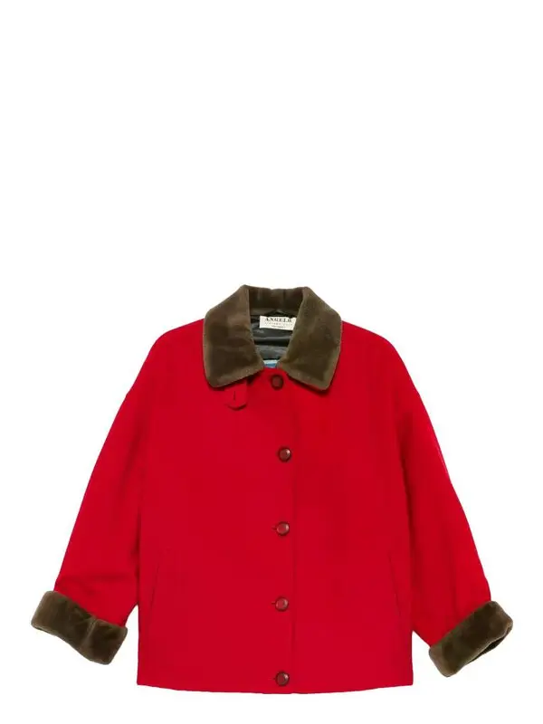 A.N.G.E.L.O. VINTAGE CULT 1980s Buttoned Coat - Red