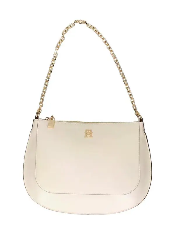Tommy Hilfiger Logo Chain Shoulder Bag - Neutrals
