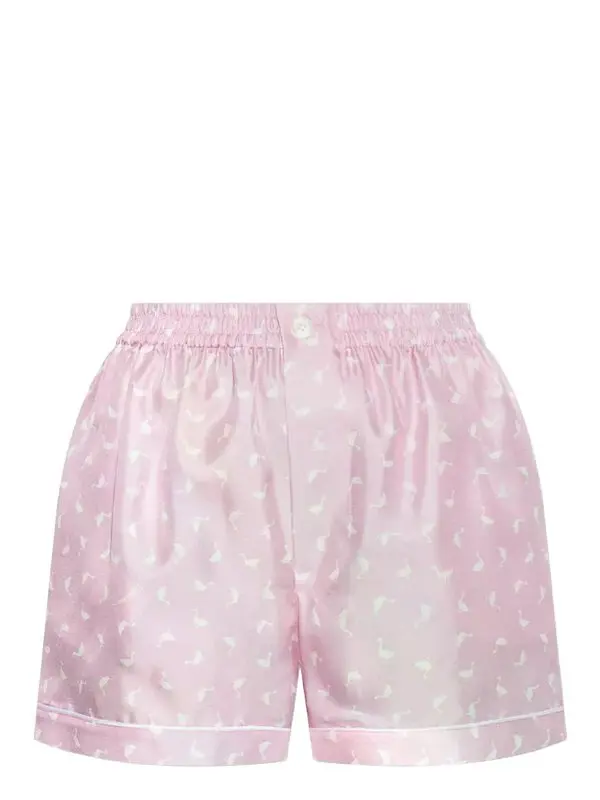 Moschino Printed Shorts - Pink