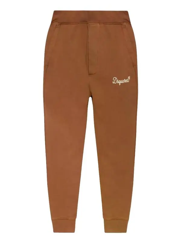 Dsquared2 Embroidered-logo Track Pants - Brown