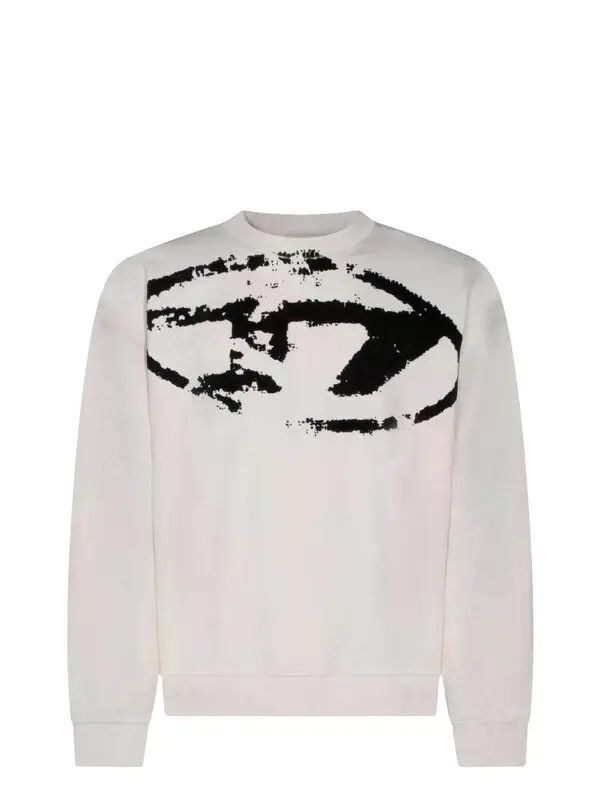 DIESEL Graphic-print Sweatshirt - White