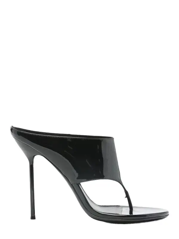 Paris Texas Lidia Stiletto Heel Sandals - Black
