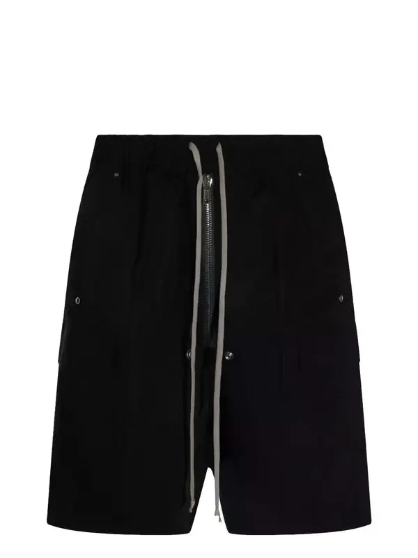 Rick Owens Zip Drawstring Shorts - Black