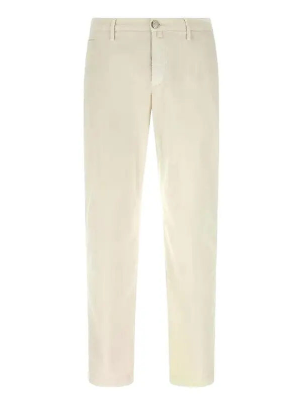 Jacob Cohen Logo Patch Trousers - Neutrals