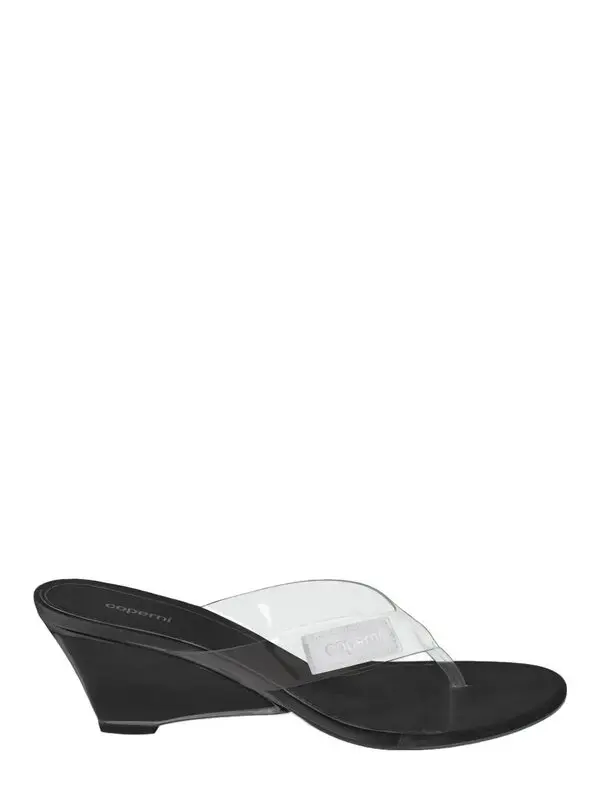 Coperni Wedge Thong Sandals - White
