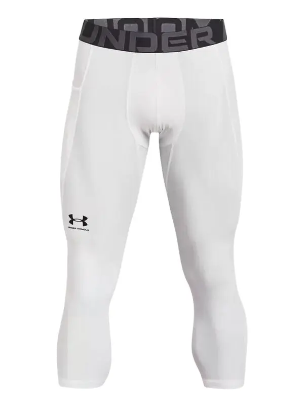 Under Armour Heatgear Compression 3/4 Leggings - White