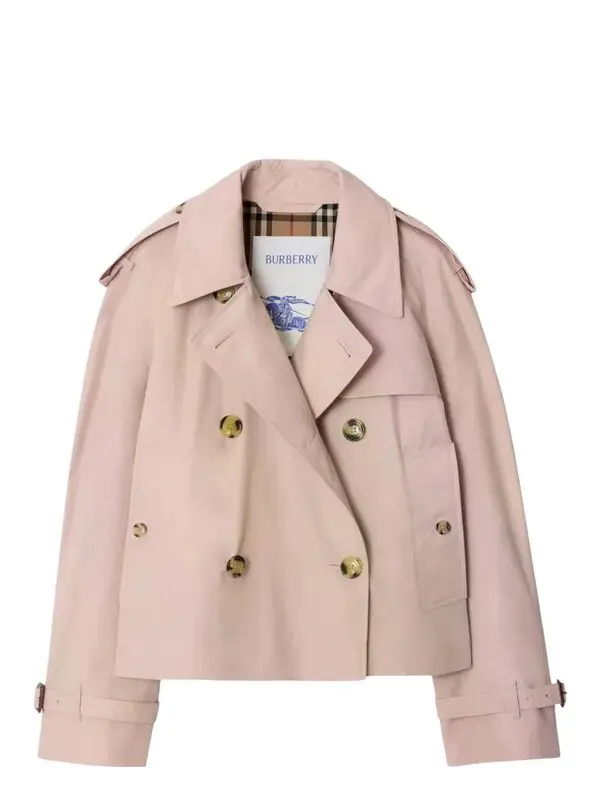 Burberry Cropped Jacket - Pink