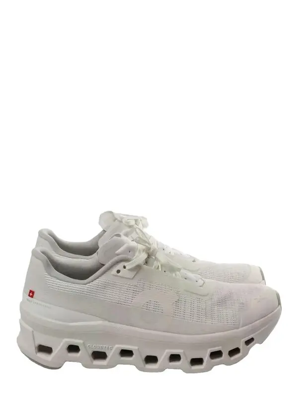 On Cloudmonster Perforated Sneakers - White