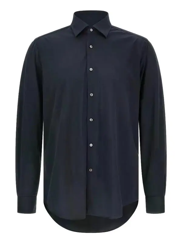 Pal Zileri Buttoned Capsule Shirt - Blue