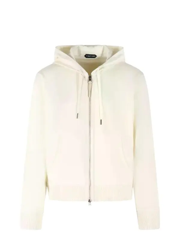 TOM FORD Cashmere Zip Hoodie - Neutrals