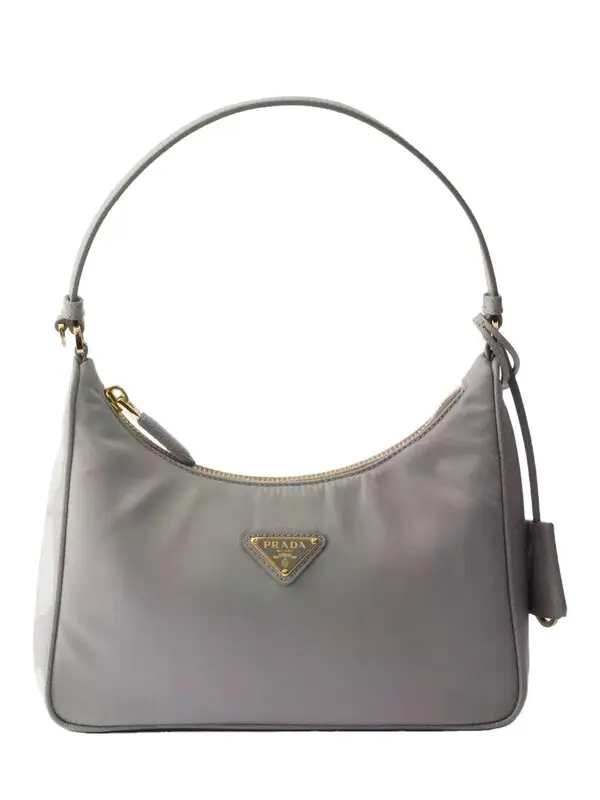 Prada Mini Re-edition 2005 Tote Bag - Grey