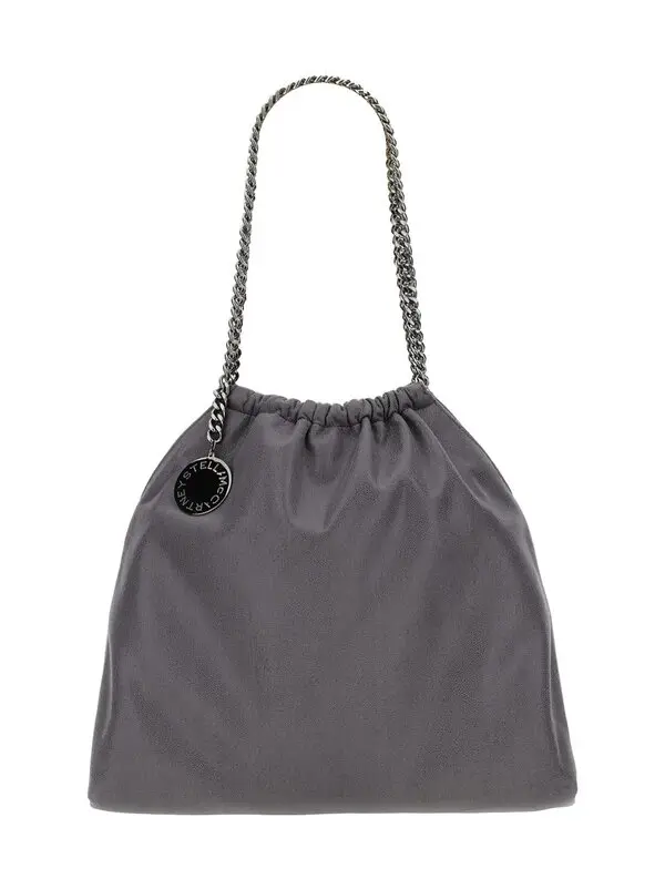 Stella McCartney Falabella Drawstring Shoulder Bag - Grey
