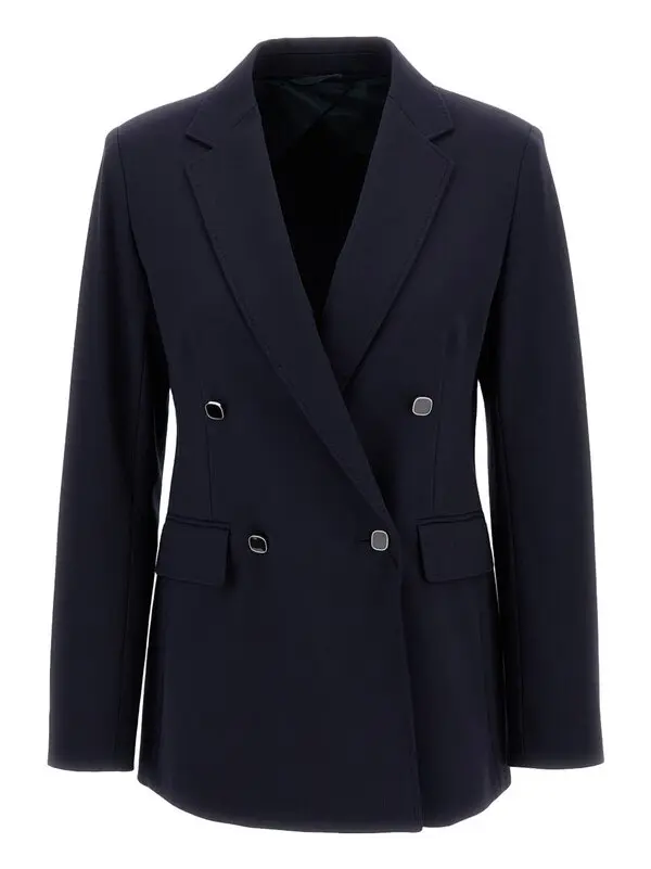 Max Mara Riviera Double-breasted Blazer - Blue