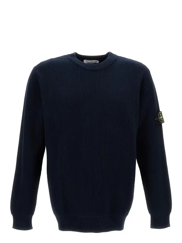 Stone Island Crewneck Sweater - Blue
