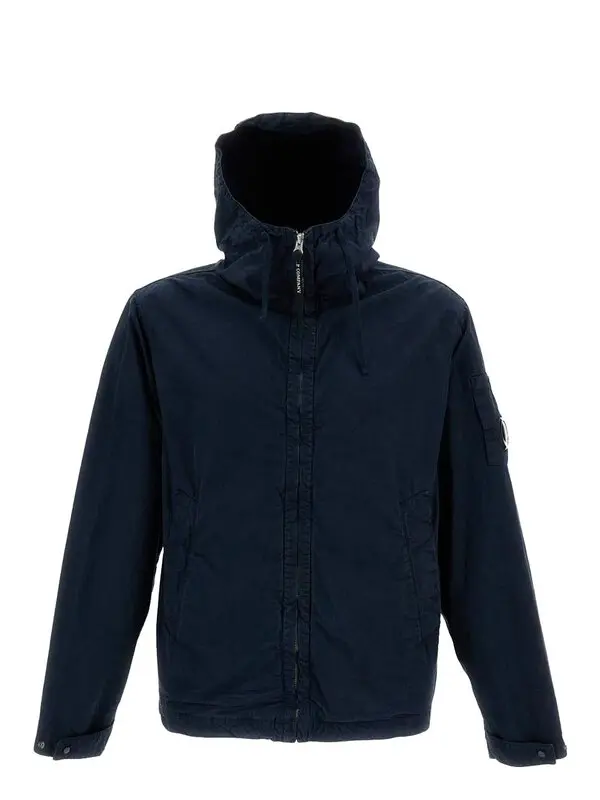 C.P. COMPANY Lenticular Hooded Jacket - Blue