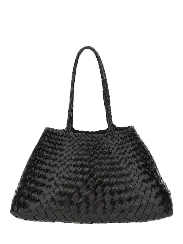 Dragon Diffusion Large Santa Croce Woven Bag - Black
