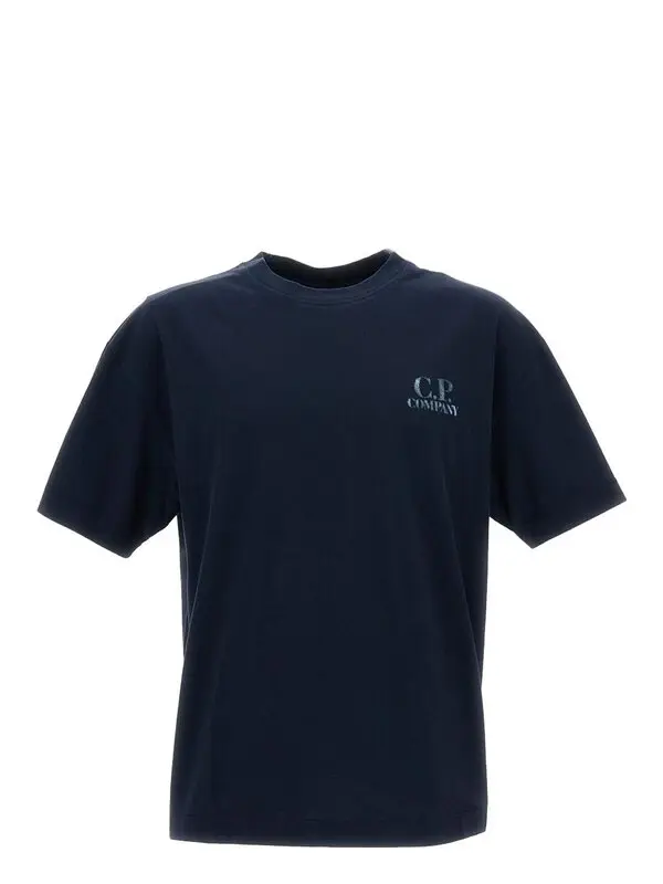 C.P. COMPANY Comfort Logo T-shirt - Blue